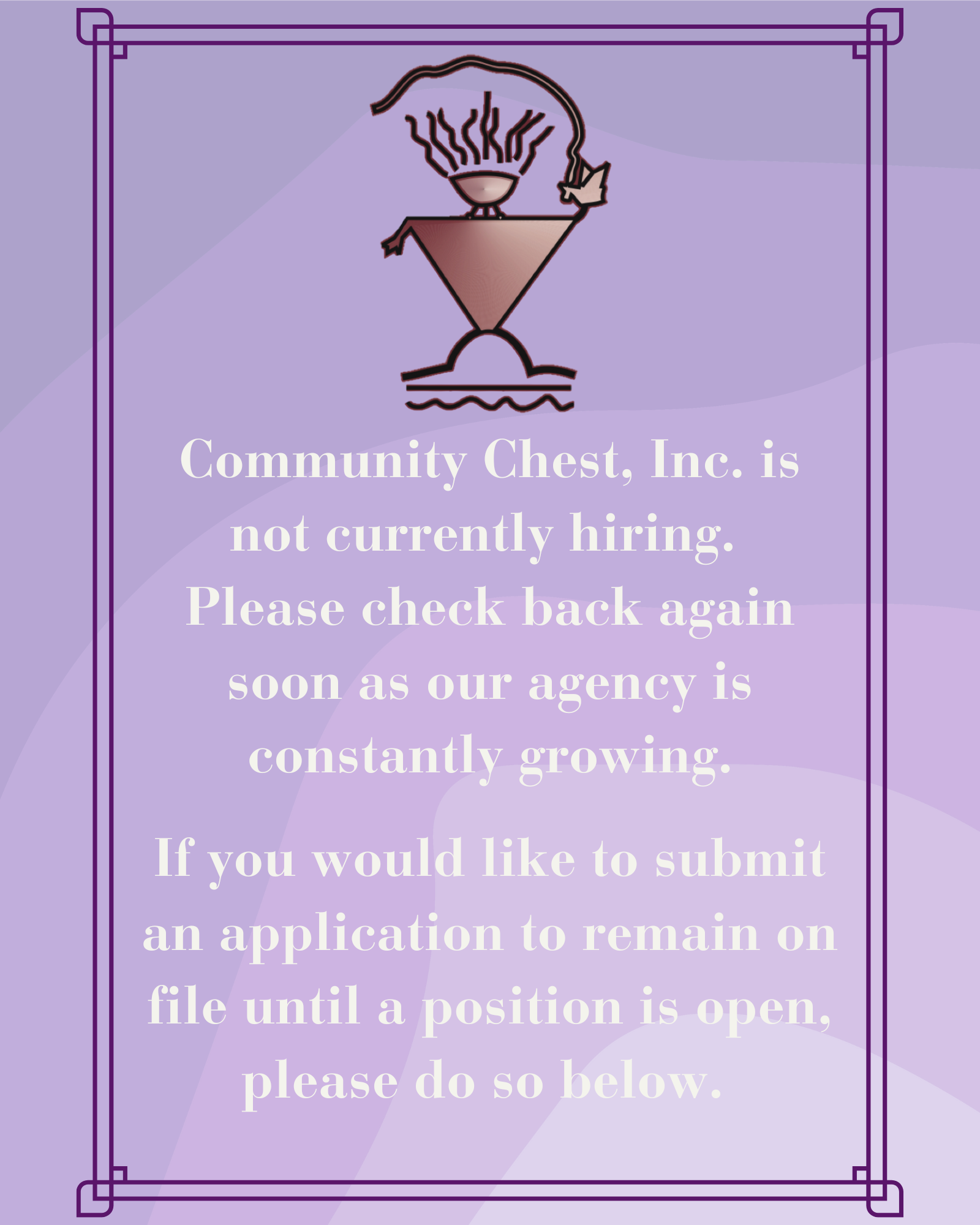 Community Chest Careers – Community Chest, Inc.